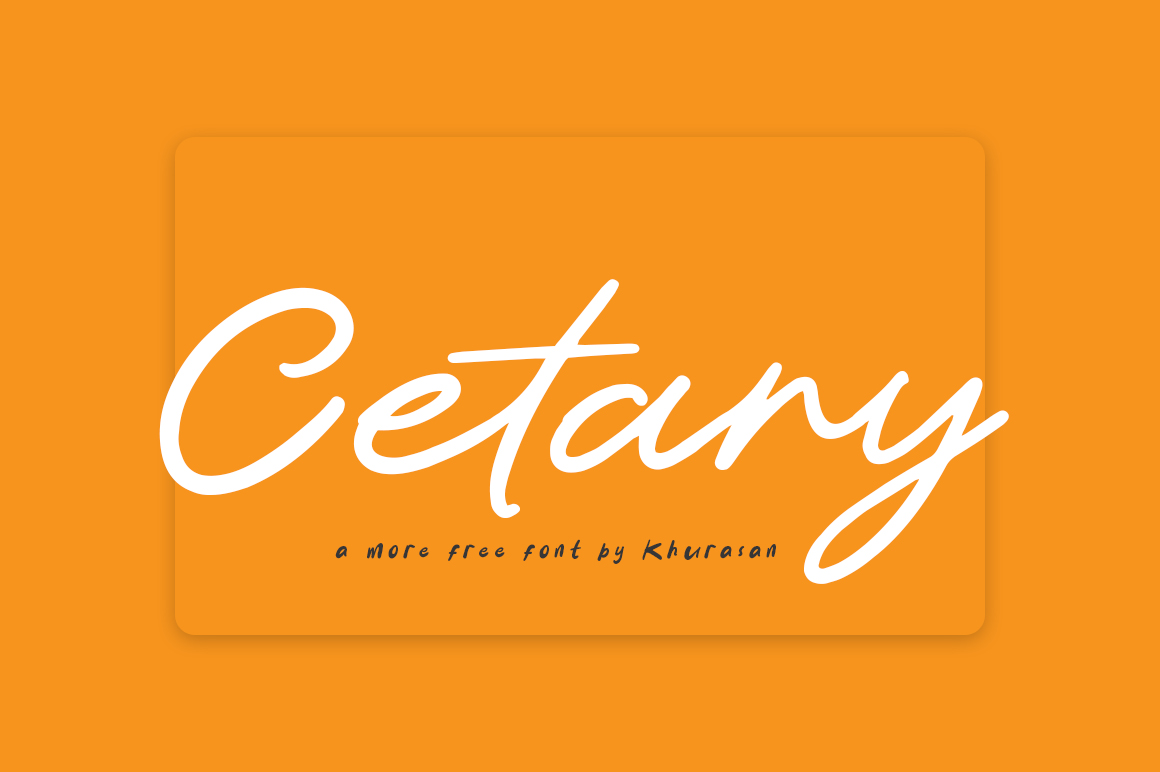 Cetary / Script - FontPlanet